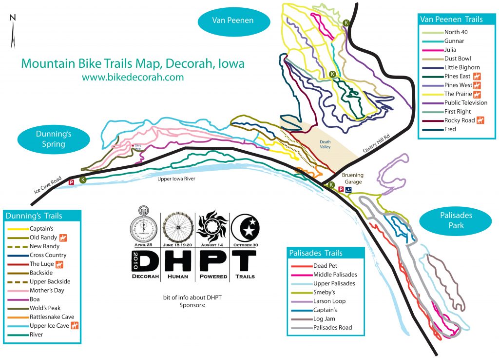 Mountain biking trails in La Crosse, Wisconsin